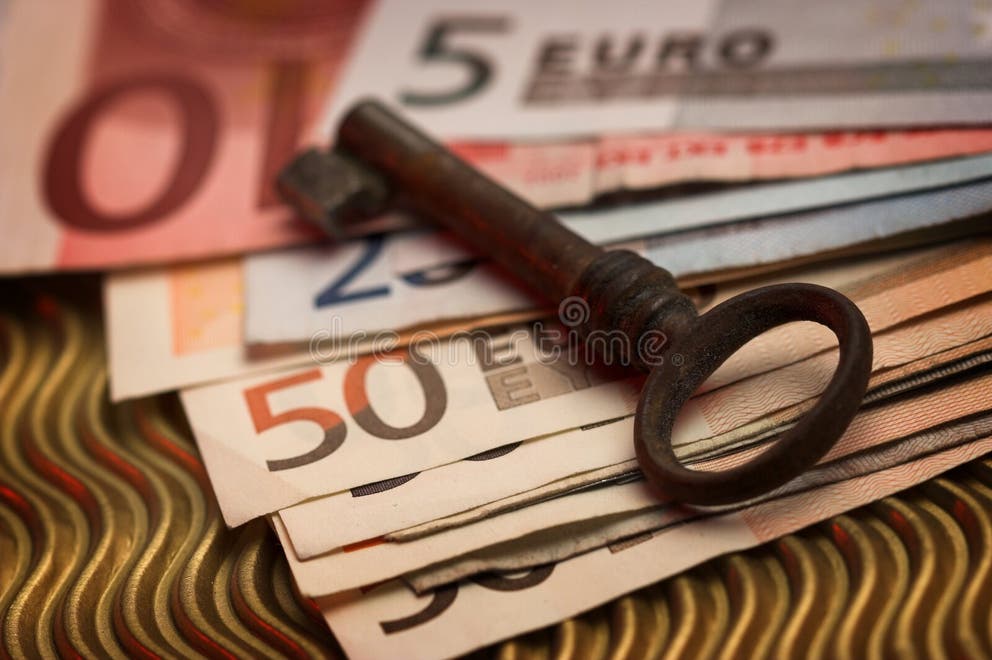 Key and money stock image. Image of money, bills, business - 7254393
