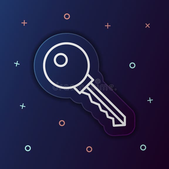 Key Nolan Button Icon. Simple Thin Line, Outline Vector of Web Icons ...