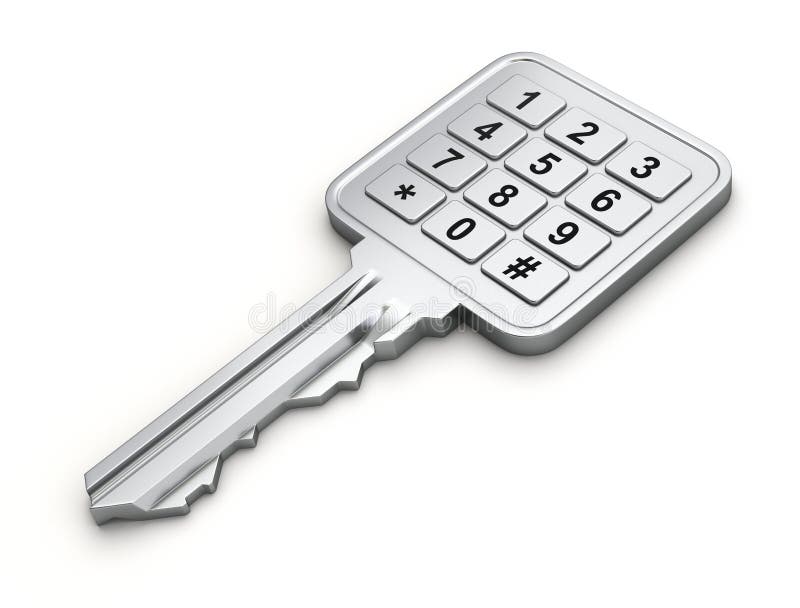 Numeric Keypad 3d Icon Model Cartoon Style Concept. Render Illustration ...