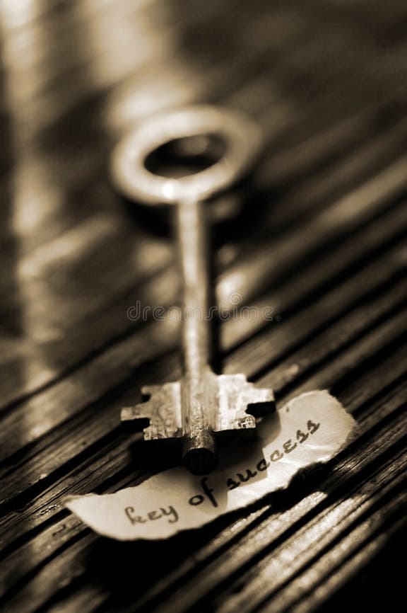 Key off success stock image. Image of lock, company, gold - 4697987