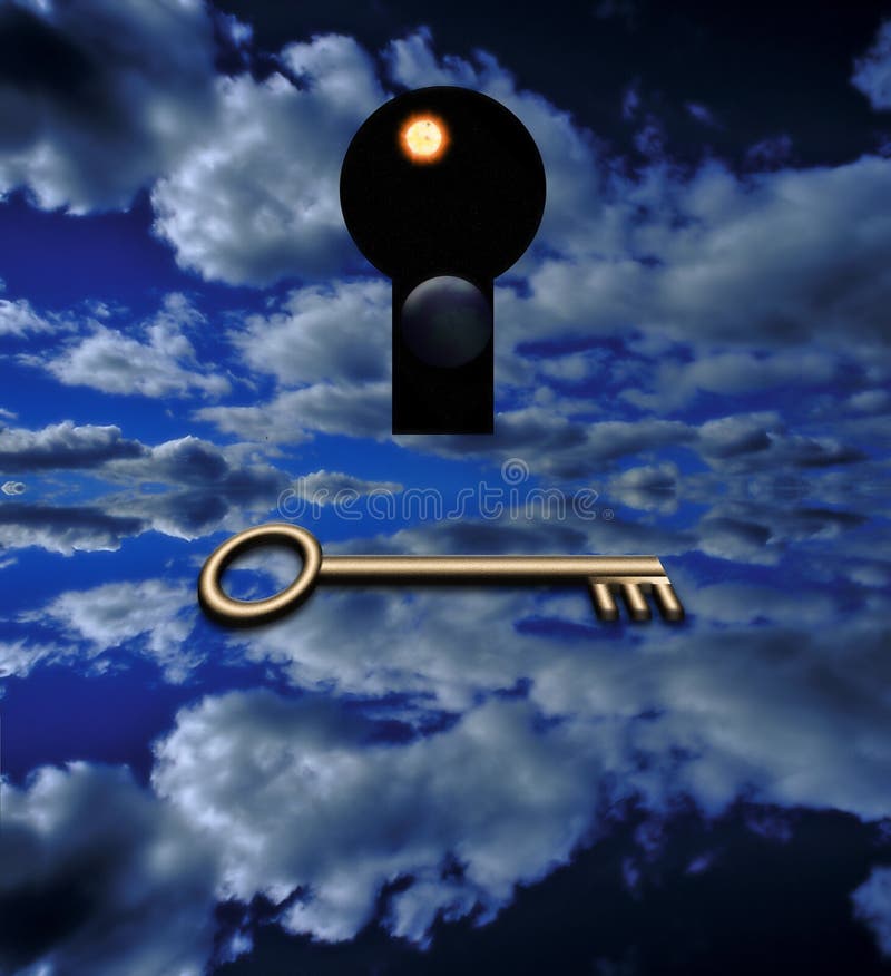 The key that opens stock photo. Image of reflect, fiction - 822802