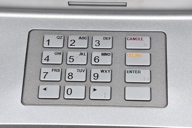 Electronic key pad stock photo. Image of keypad, machine - 13369374