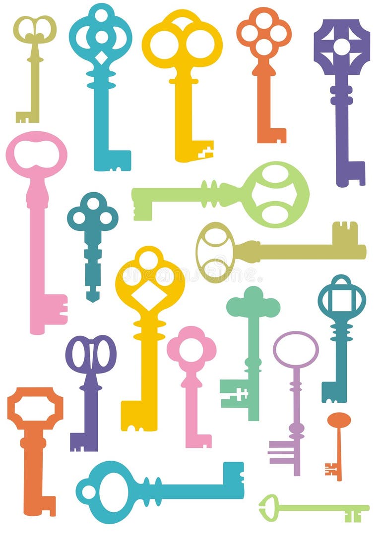 Key Shapes Stock Illustrations – 10,584 Key Shapes Stock Illustrations ...