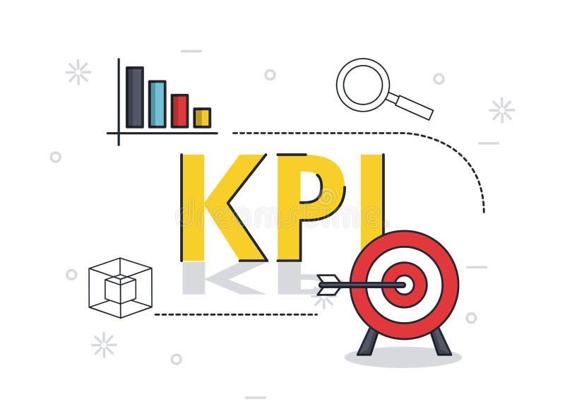 Key performance indicator stock vector. Illustration of analytics ...