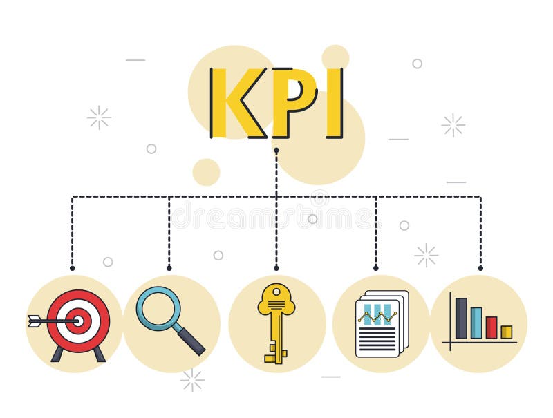 Key performance indicator stock vector. Illustration of evaluation ...