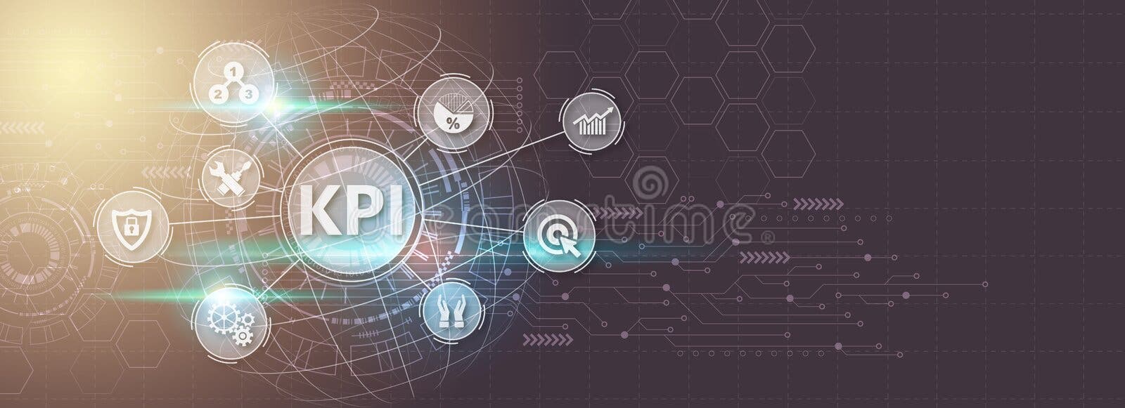 Key Performance Indicator KPI Using Business Background with I Stock ...