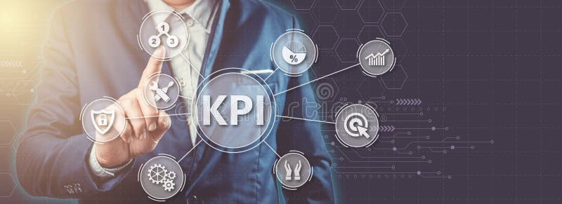 Key Performance Indicator KPI Using Business Background with I Stock ...