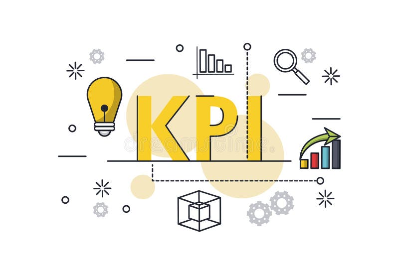 Key performance indicator stock vector. Illustration of graphics ...