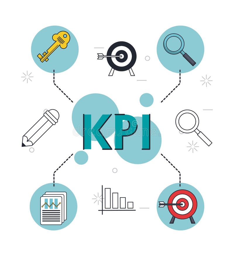 Key performance indicator stock vector. Illustration of evaluation ...