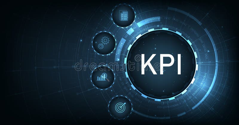 Key Performance Indicators Concept Kpi Stock Vector Illustration