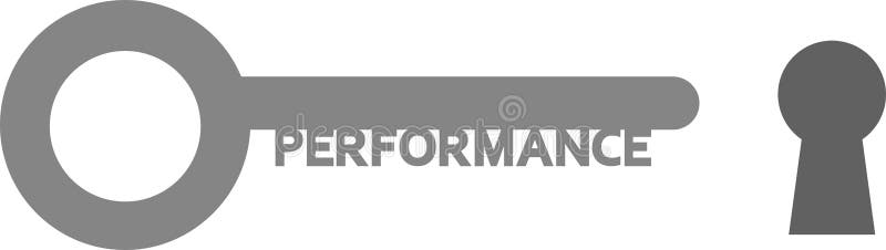 Key with Performance and Keyhole Stock Vector - Illustration of ...