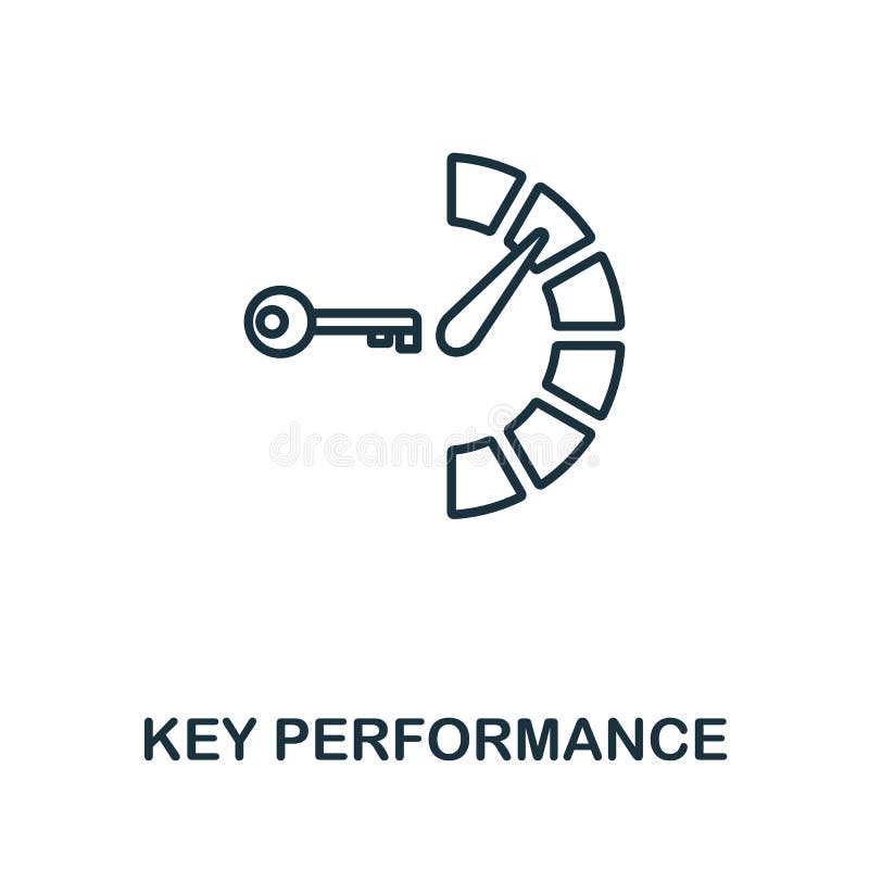 Key Performance Outline Icon. Thin Line Concept Element from Customer ...