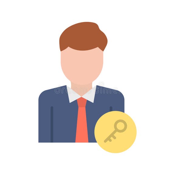 Key Person Icon Vector Image. Stock Vector - Illustration of design ...