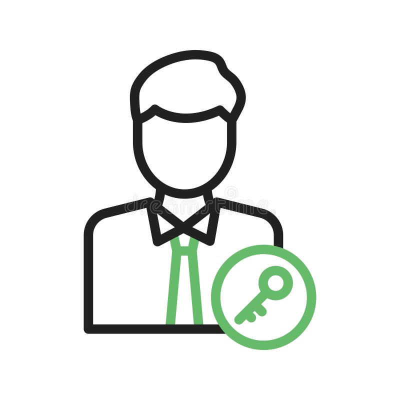 Key Person Icon Vector Image. Stock Vector - Illustration of director ...