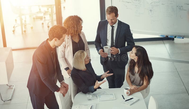 Key Players Making Key Business Moves. a Group of Colleagues ...