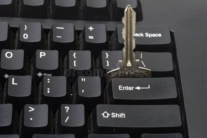 A Key Plugged in the Enter Key Pad is Concept Have a Method Unlock a ...