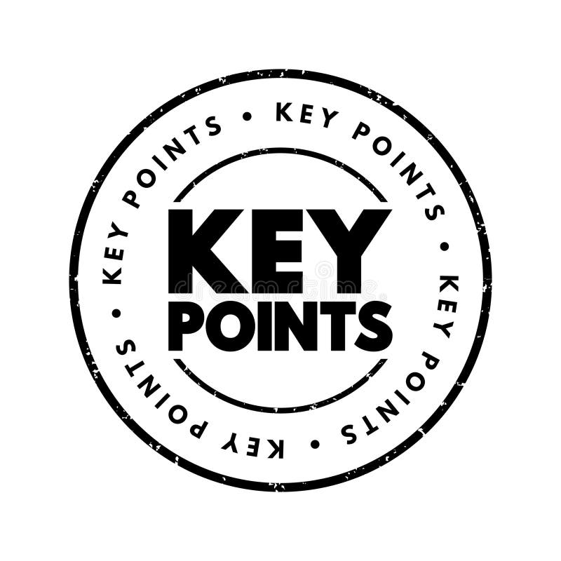 Important Points Stock Illustrations – 522 Important Points Stock ...