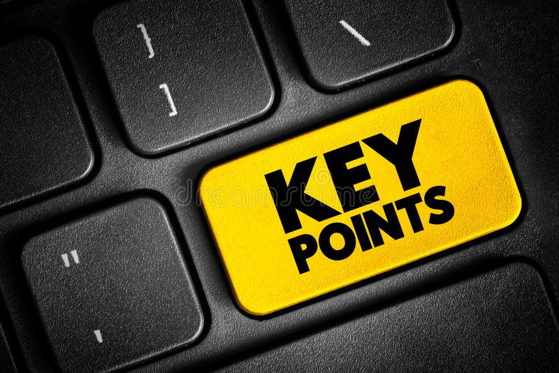Key Points - of Spoken or Written Text are the Most Important Points ...