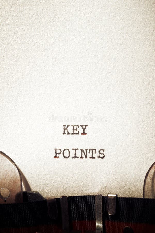 Key points text stock photo. Image of phrase, sentence - 211550314