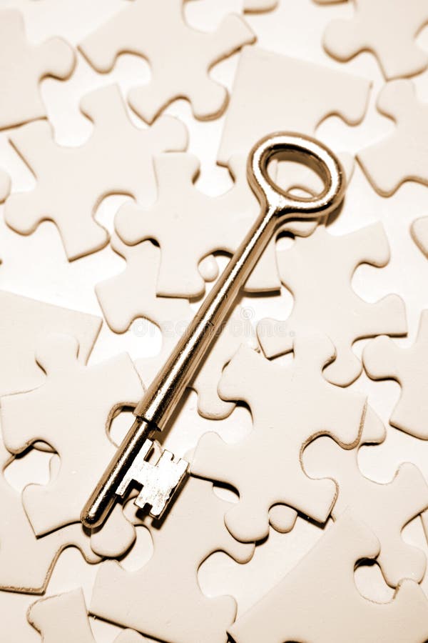 Puzzle and key stock image. Image of store, collect, close - 3560487