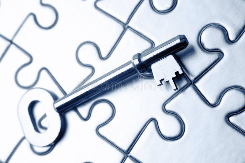 Key on puzzle stock image. Image of puzzle, symbolic - 49522699