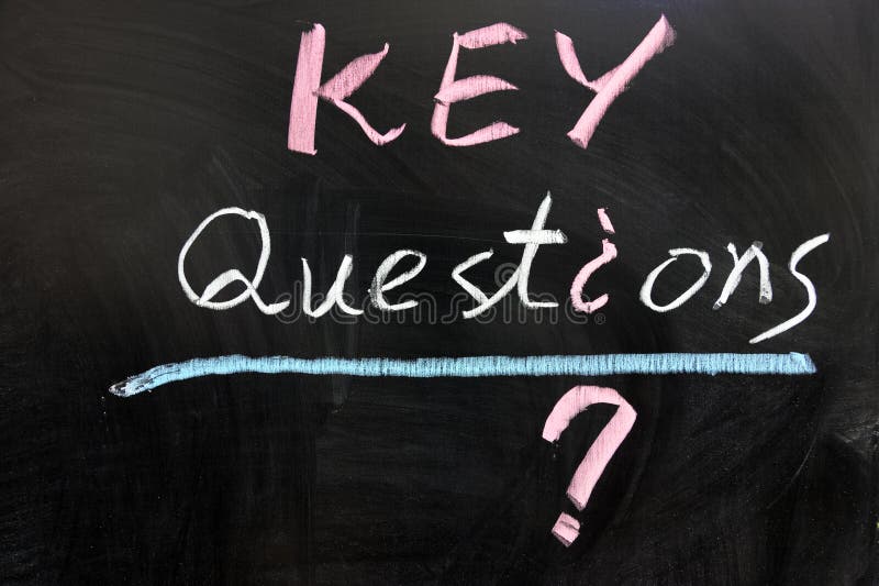Key questions stock image. Image of black, message, asking - 43937201