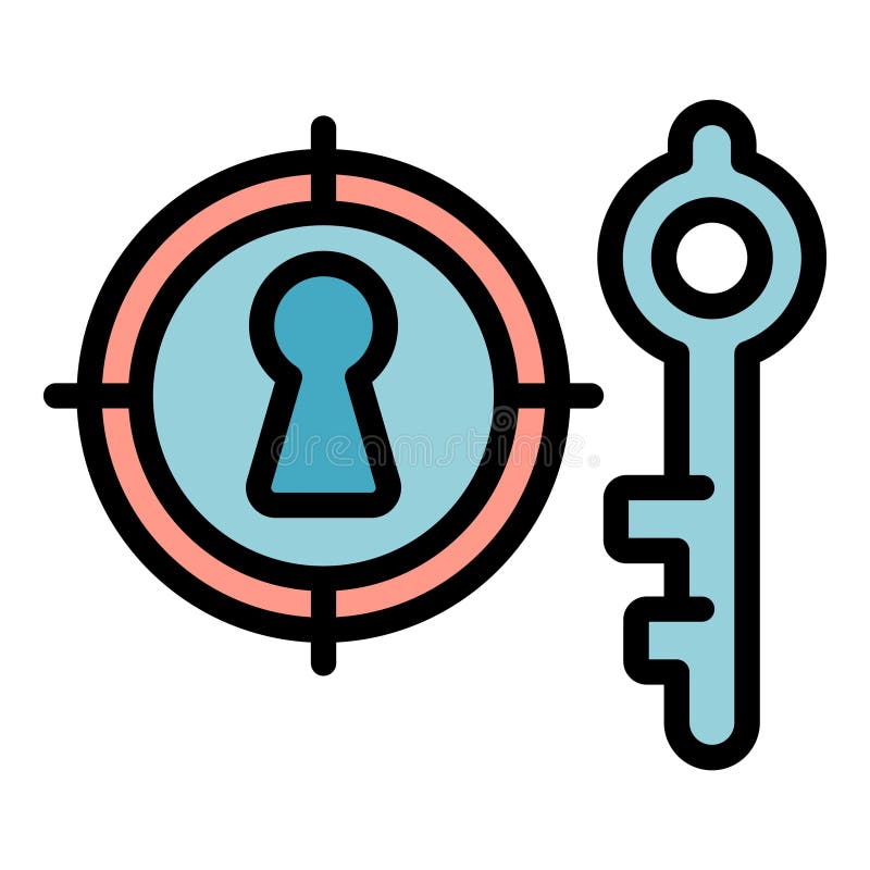 Key Realization Icon Vector Flat Stock Illustration - Illustration of ...
