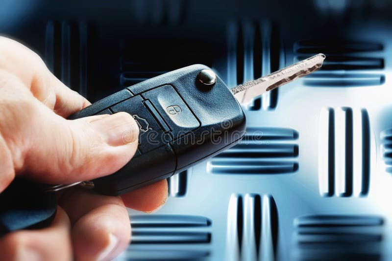 Key with remote control stock image. Image of driver - 19510077