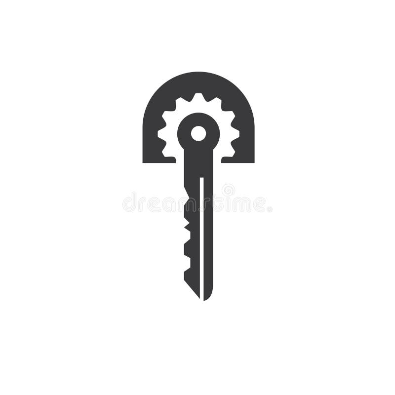 Key Repair and Service Icon Vector Concept Design Template Stock Vector ...