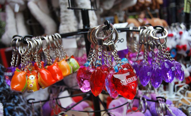 Key Ring Key Ring As a Souvenir Editorial Stock Photo - Image of city ...