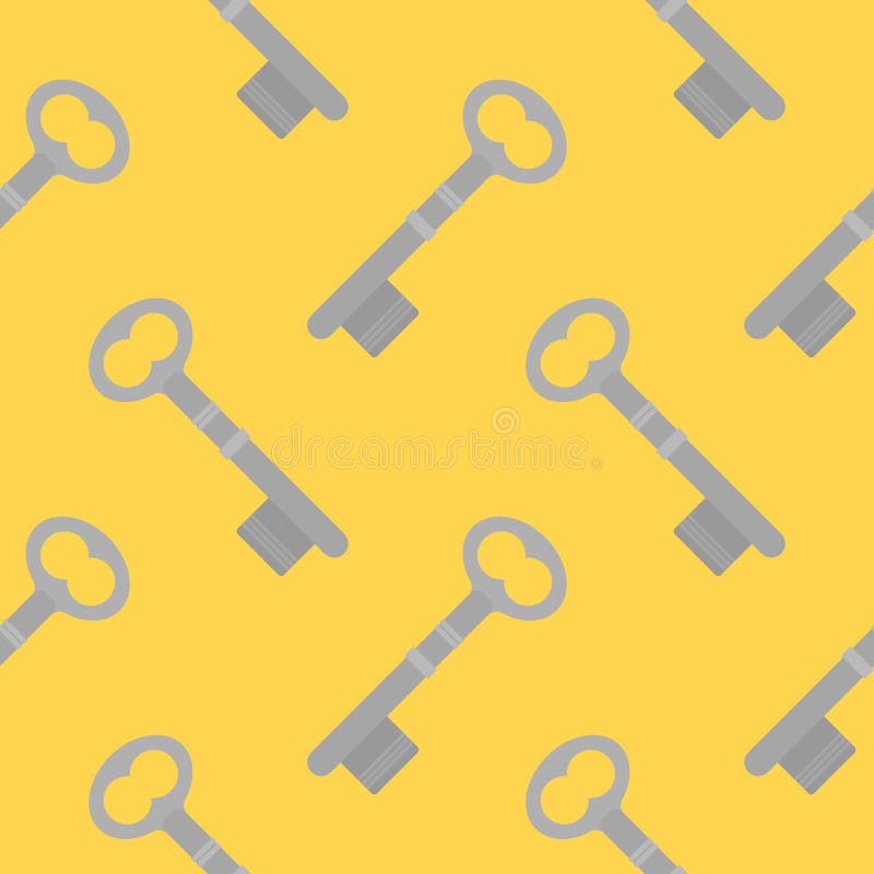 Key Seamless Pattern Vector Illustration. Texture for Textile ...