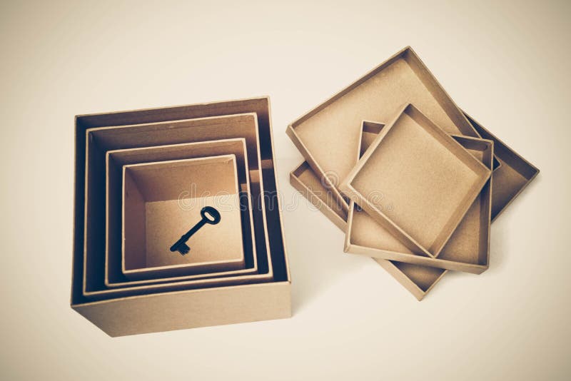 A key in secret boxes stock image. Image of computer - 85452985