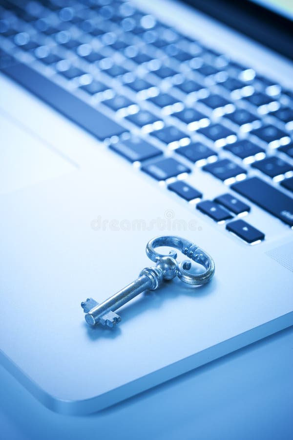 Computer Key Security stock image. Image of protection - 18716341