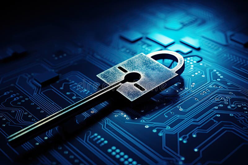 Key Security Concept. Cyber Security. Information Technology and Data ...