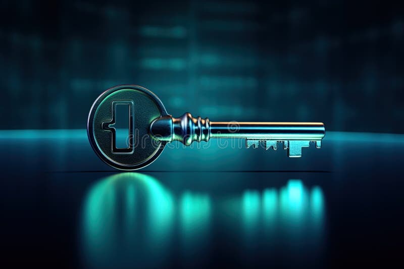 Key Security Concept. Cyber Security. Information Technology and Data ...