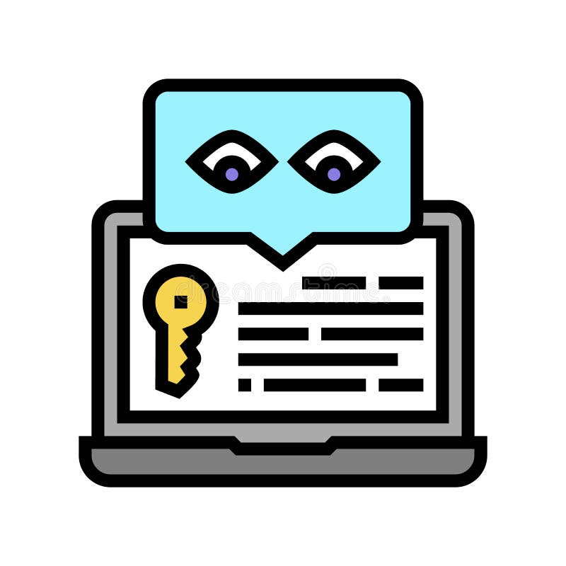 Key Security System Color Icon Vector Illustration Stock Vector ...