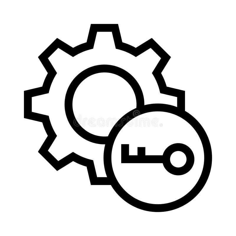 Setting vector line icon stock vector. Illustration of icons - 114907370