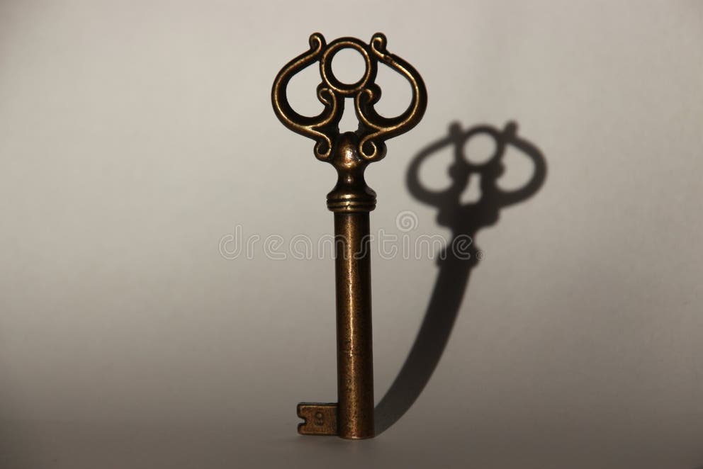 Key and shadow stock image. Image of concept, ornate - 66299911