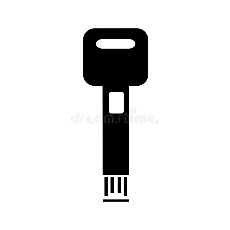 Key Shape USB Simple Icons Vector Illustration Stock Vector ...