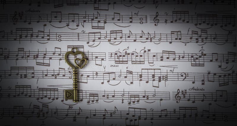 Key Shapes Making a Abstract Background Using Bronze Antique Keys Stock ...