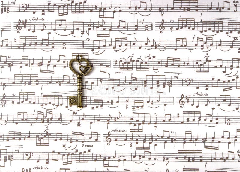 Key Shapes Making a Abstract Background Using Bronze Antique Keys Stock ...