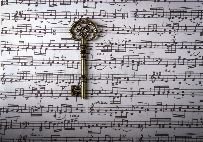 Key Shapes Making a Abstract Background Using Bronze Antique Keys Stock ...