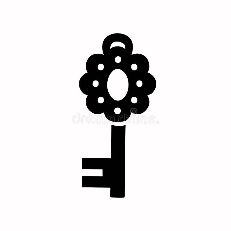 Key Silhouette Black, Vector Illustration Eps10 Stock Vector ...