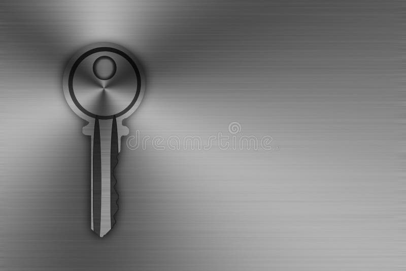 Key Stainless steel stock image. Image of lock, material - 45249365