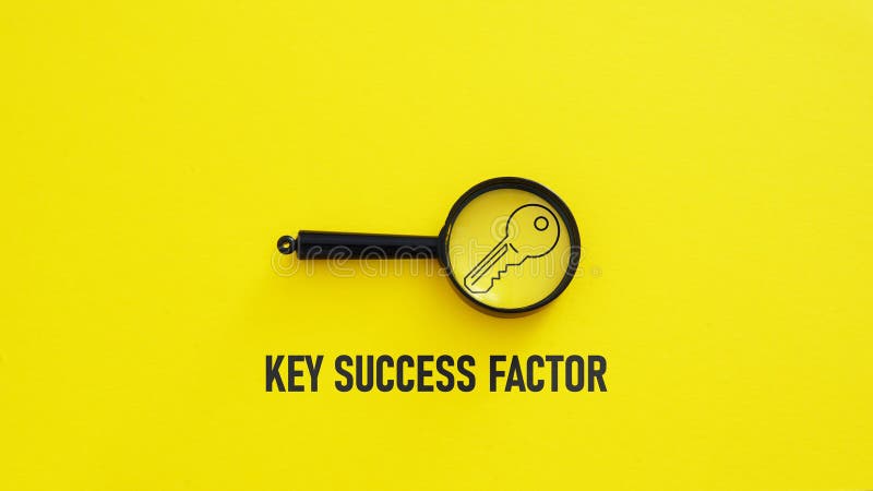 Key Success Factor KSF is Shown Using the Text Stock Image - Image of ...