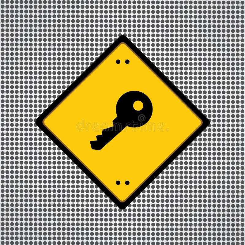 Key symbol stock vector. Illustration of open, search - 89766859
