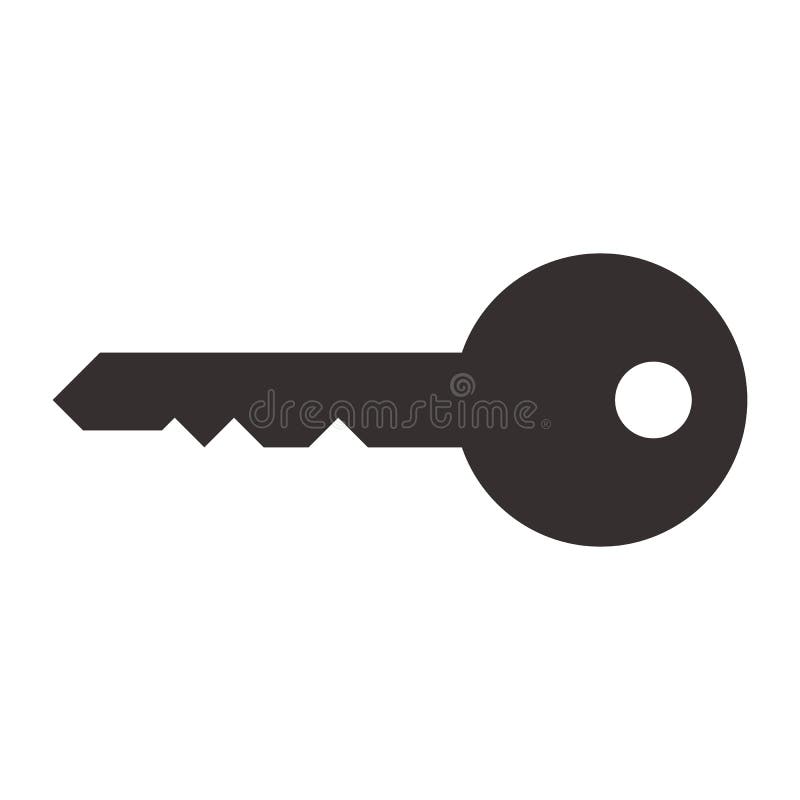 Key symbol stock vector. Illustration of protect, isolated - 35457447