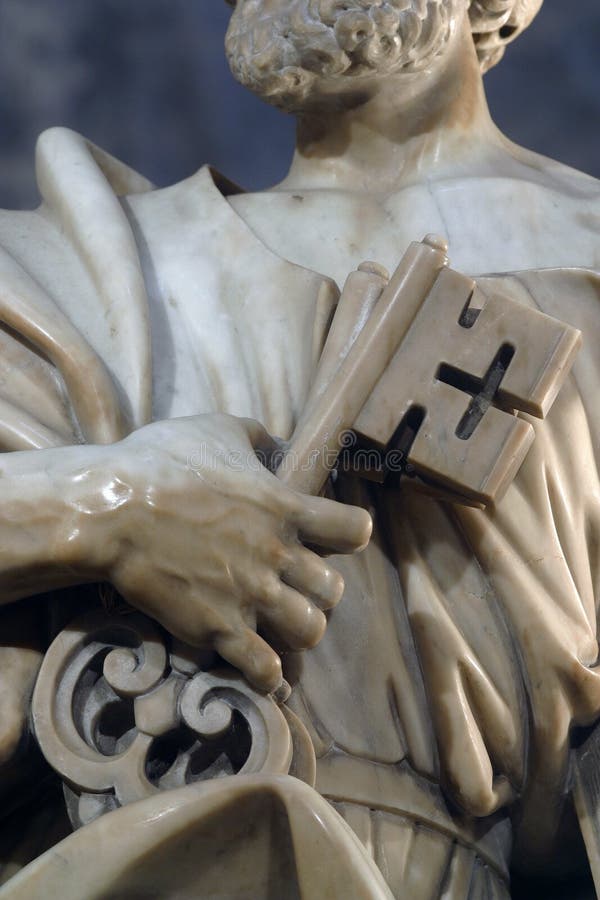 Key, the Symbol of Saint Peter Stock Photo - Image of sacred, christian ...