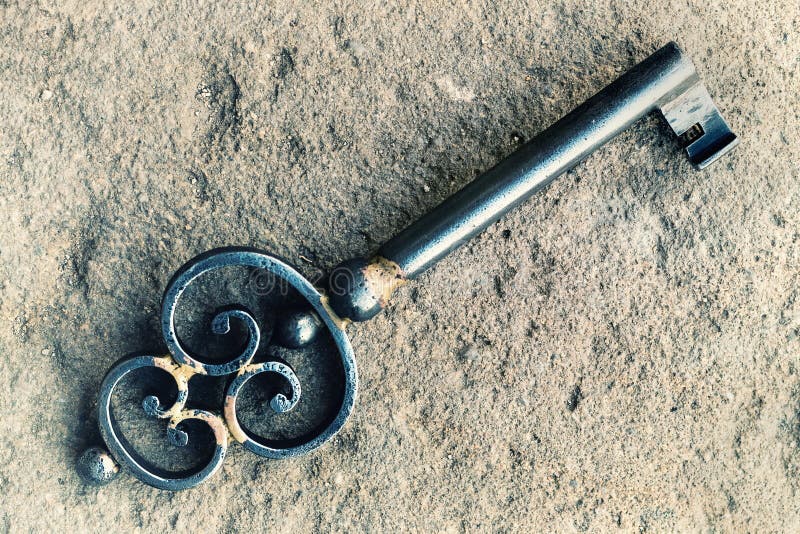 Antique key stock photo. Image of board, estate, damage - 25219052