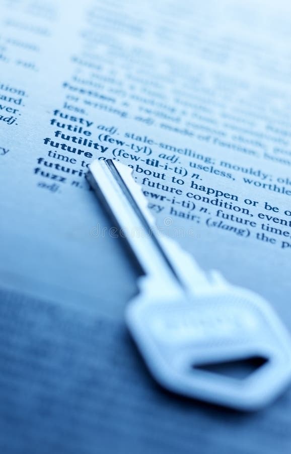 Key to the future stock image. Image of concept, future - 9137291